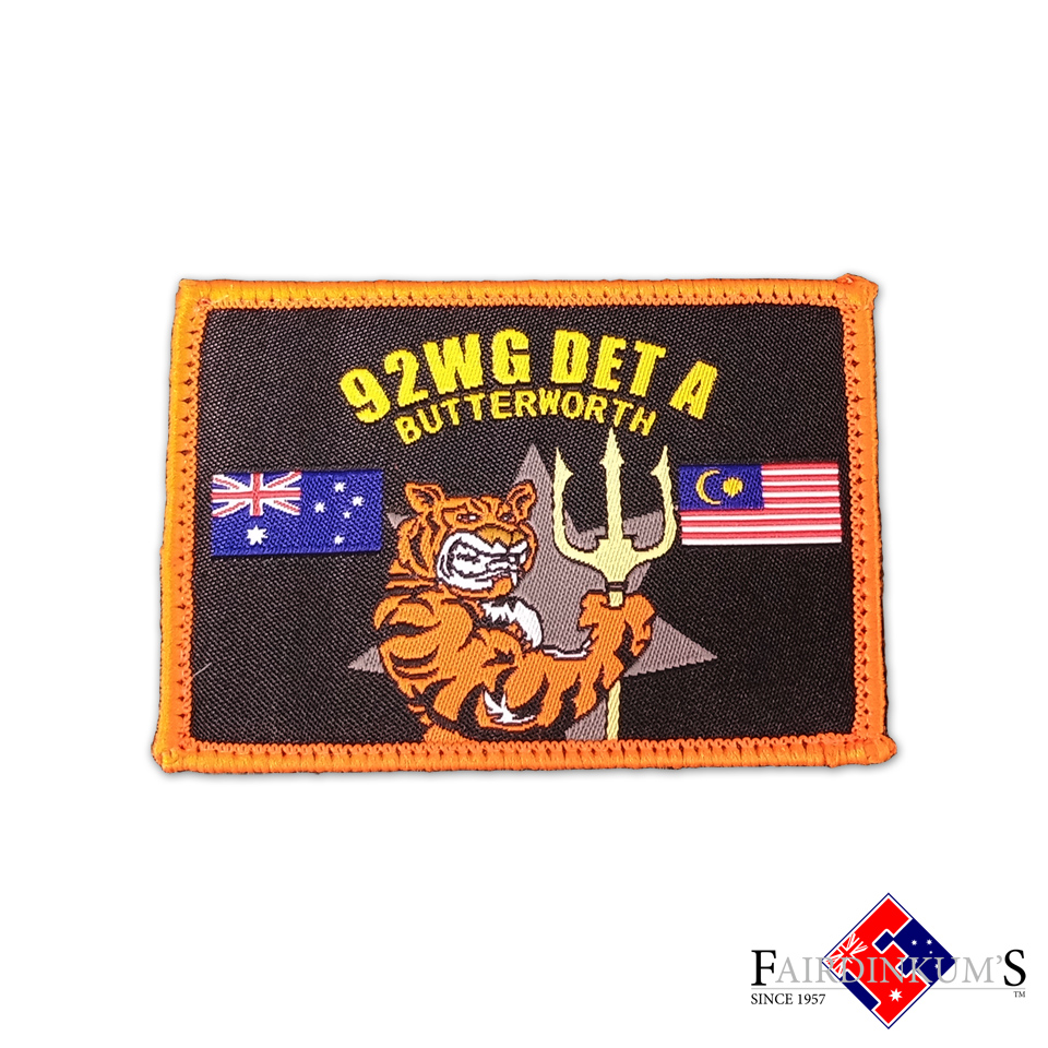 92 WING DET A SHOULDER PATCH – Rectangular – Fairdinkums Store